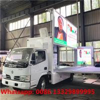 China LED Outdoor Billboard Truck P6 LED Screen Scrolling Advertising Trucks Sale, Good price Mobile digital LED screen truck for sale