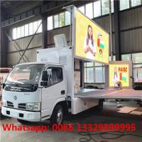 China LED Outdoor Billboard Truck P6 LED Screen Scrolling Advertising Trucks Sale, Good price Mobile digital LED screen truck for sale