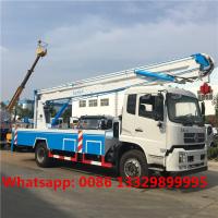 China HOT SALE! Dongfeng 20m aerial platform lift truck aerial work vehicle on sale, hydraulic overhead working platform truck for sale