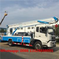 China HOT SALE! Dongfeng 20m aerial platform lift truck aerial work vehicle on sale, hydraulic overhead working platform truck for sale
