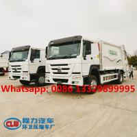 China HOT SALE!HOWO 4*2 LHD 290HP 16CBM compacted garbage truck, Good price 12T garbage compactor truck for sale for sale