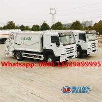 China HOT SALE!HOWO 4*2 LHD 290HP 16CBM compacted garbage truck, Good price 12T garbage compactor truck for sale for sale