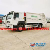 China HOT SALE!HOWO 4*2 LHD 290HP 16CBM compacted garbage truck, Good price 12T garbage compactor truck for sale for sale