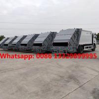 China HOT SALE! SHACMAN brand 4*2 LHD 210hp rear loader garbage truck, good price garbage compactor truck for sale for sale