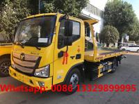 China HOT SALE! FOTON AUMARK 4*2 LHD 130hp Euro 6 diesel 3T road block removal car, Mini road wrecker towing truck for sale for sale