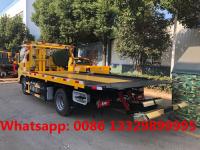 China HOT SALE! FOTON AUMARK 4*2 LHD 130hp Euro 6 diesel 3T road block removal car, Mini road wrecker towing truck for sale for sale