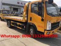 China good price! SINO TRUK HOWO 4*2 RHD 116hp diesel 3T road block removal car for sale,  street wrecker towing truck for sale