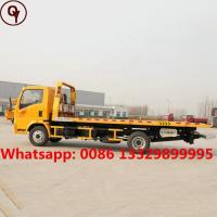 China Good price HOWO 5T Towing Emergency Rescue wheel lift Wrecker Tow Truck. road wrecker towing vehicle for sale for sale