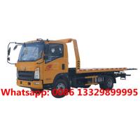 China Good price HOWO 5T Towing Emergency Rescue wheel lift Wrecker Tow Truck. road wrecker towing vehicle for sale for sale