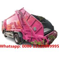 China HOT SALE! collecting domestic refuse compactor truck Suppliers 4x2 SINOTRUK HOWO LHD 16cbm rear loader garbage truck for sale