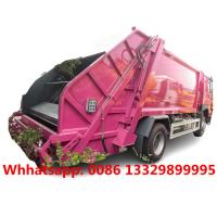 China HOT SALE! collecting domestic refuse compactor truck Suppliers 4x2 SINOTRUK HOWO LHD 16cbm rear loader garbage truck for sale