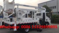 China FOTON AUMARK 4*2 LHD 16m aerial working platform truck for sale, good price hydraulic bucket cago vehicle for sale for sale