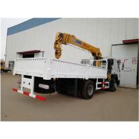 China Good price HOWO heavy duty 5T/6.3T/8T cargo truck with telescopic crane for sale, Mobile truck with crane for sale for sale