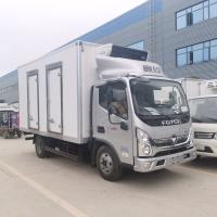 China Customized FOTON AUMARK 4*2 LHD Euro 4 3T refrigerated truck for Phillipines, HOT SALE!  lower price cold van box vehicl for sale