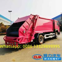 China Lower price heavy duty HOWO 14CBM rear compacted garbage truck for West Africa, HOWO 10T refuse wastes collecting truck for sale
