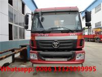 China Customized FOTON AUMARK 4*2 8T mobile crane mounted on cargo truck for sale, Lower price flatbed cargo truck with crane for sale