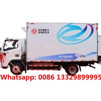 China new design good electric or hybrid refrigerated truck 4x2 5C thermo king electric or hybrid frozen refrigerated trucks for sale