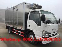 China Good price JAPAN ISUZU 2T stainless steel refrigerated truck for sale, customized frozen cold van box vehicle for sale
