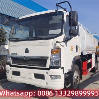 China Good price HOWO 10000 Liters Oil Refilling Truck 10m3 Mobile Fuel Tanker Truck, BULK OIL TANKER TRUCK For Sale in Rwanda for sale