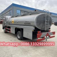 China Factory sale lower price HOWO 8CBM refueling truck mobile fuel dispensing tanker vehicle bulk oil tanker truck for sale for sale