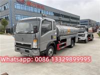 China Factory sale lower price HOWO 8CBM refueling truck mobile fuel dispensing tanker vehicle bulk oil tanker truck for sale for sale