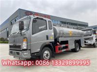 China Factory sale lower price HOWO 8CBM refueling truck mobile fuel dispensing tanker vehicle bulk oil tanker truck for sale for sale