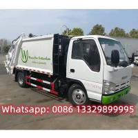 China HOT SALE!  ISUZU 4*2 LHD diesel 5cbm garbage compactor truck, Lower price 4T refuse garbage vehicle for sale for sale