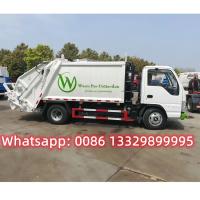 China HOT SALE!  ISUZU 4*2 LHD diesel 5cbm garbage compactor truck, Lower price 4T refuse garbage vehicle for sale for sale