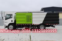 China ISUZU brand road Sweeper and cleaning truck for city street and airport runway for sale, Good price road sweeping car for sale