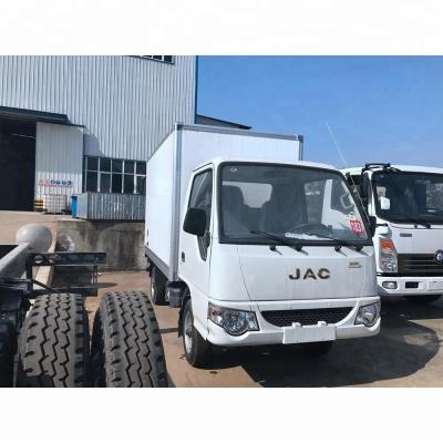 China best price gasoline smallest JAC 1T refrigerated truck for sale, cold van box vehicle, HOT SALE! frozen van car vehicle for sale