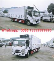 China Good price ISUZU 700P Euro 5 day old chicks transported vehicle for sale, Customized Chinamade 24CBM babychick van truck for sale