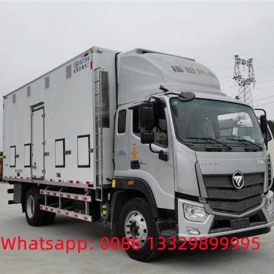 China Customized FOTON EST-M 6.1m length refrigerated van truck for chicken seedling transported truck, babychick van carrier for sale