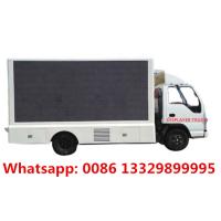 China Euro 5 Isuzu LHD P3 mobile digital billboard LED advertising vehicle for sale,  outdoor LED screen van truck for sale for sale