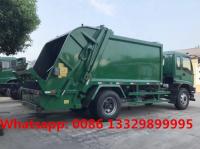 China Good price ISUZU brand FVR 240HP 14cbm refuse compactor garbage truck for sale, 10T rear loader garbage truck for sale for sale