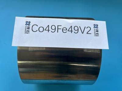 China VACOFLUX 48 FeCo soft magnetic alloy with low coercive field strength, high permeabilities and low magnetization losses for sale