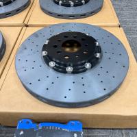 China For Cayenne Panamera 911 OEM 7PP615123S Carbon Ceramic Brake Discs Direct Replacement for Original Iron Discs for sale