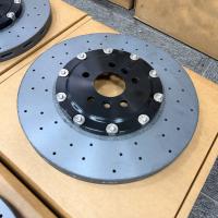 China For Cayenne Panamera 911 OEM 7PP615123S Carbon Ceramic Brake Discs Direct Replacement for Original Iron Discs for sale
