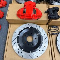 China Customizable Factory For Brembo GT6 EPB4 OEM 4B0615123 RX571406A0 Big Brake Calipers Kit for sale