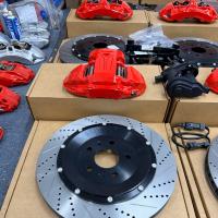 China Customizable Factory For Brembo GT6 EPB4 OEM 4B0615123 RX571406A0 Big Brake Calipers Kit for sale