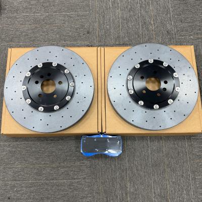 China Carbon Ceramic Brake Discs Direct Replacement Iron Discs Brake Parts For BMW M4 M5 OEM 34108093709 for sale