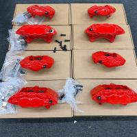 China For Mitsubishi Evo OEM MR407376 Custom For STI Front 4 Pot Rear 2 Pot Brake Caliper Kit for sale
