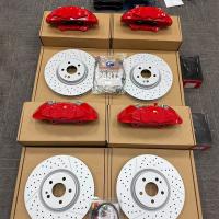 China For MERCEDES-BENZ GLA W117 OEM A0004216981 Custom OEM A45 AMG 4 POT Brake Caliper Kit for sale