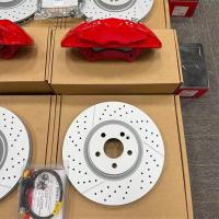 China For MERCEDES-BENZ GLA W117 OEM A0004216981 Custom OEM A45 AMG 4 POT Brake Caliper Kit for sale