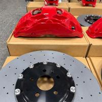 China For Audi Q7 Q8 OEM 4M0615107BS for Akebono10N EPB 1Pot Brake Caliper Kit with Ceramic Brake Discs for sale