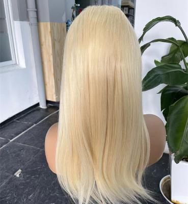 China 10-30 Inch Transparent 613 Blonde 360 Lace Wig 10A European Human Hair OEM for sale