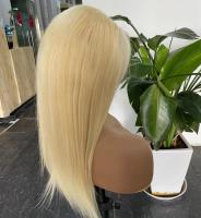 China 10-30 Inch Transparent 613 Blonde 360 Lace Wig 10A European Human Hair OEM for sale