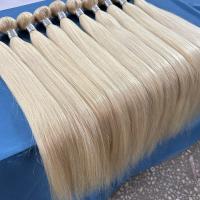 China Cuticle Aligned Raw 613 Blonde Hair Bundle Extensions Wig Vendors for sale