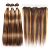 China 10A European Human Hair Bundles Straight P4 27 Ombre Highlight 100g 10-30inch for sale