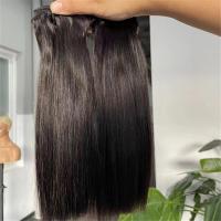 China Raw Virgin Cuticle Aligned Bone Straight Super Double Drawn Human Hair for sale