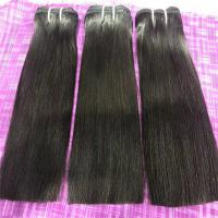 China Raw Virgin Cuticle Aligned Bone Straight Super Double Drawn Human Hair for sale